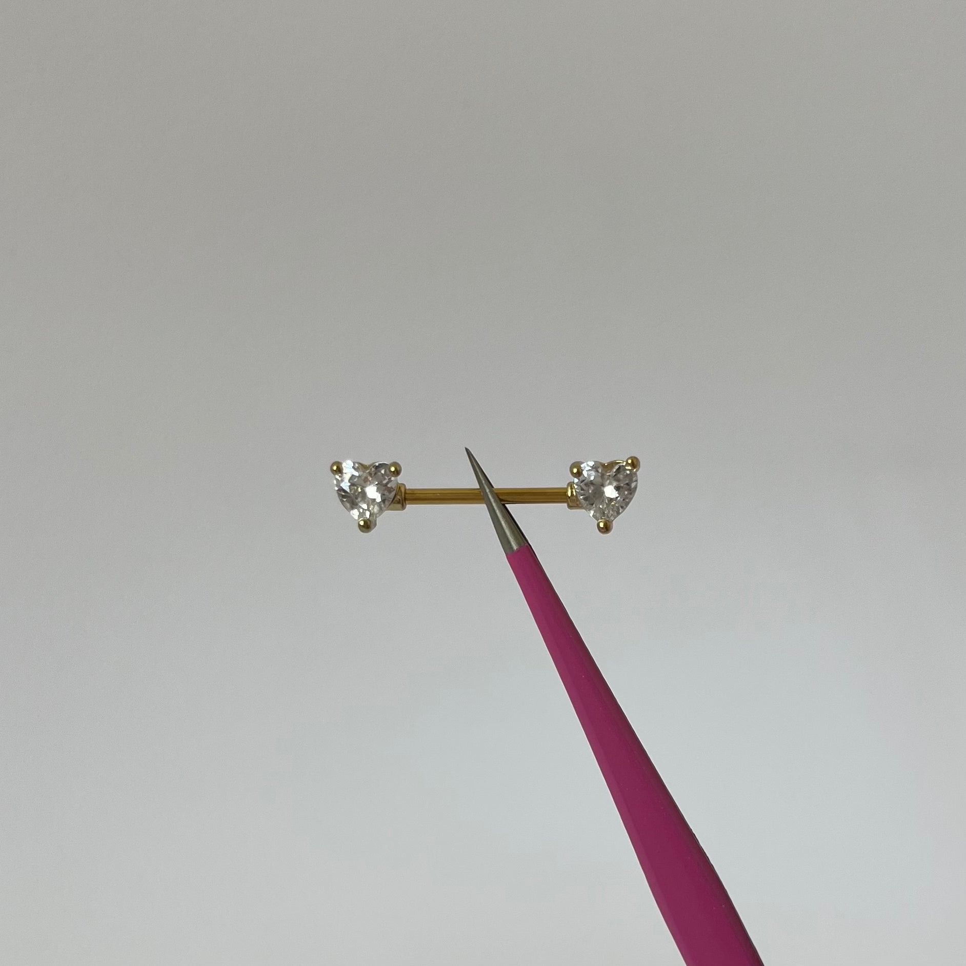 Gold Love Nipple Bars – ILLUSIVE JEWELS