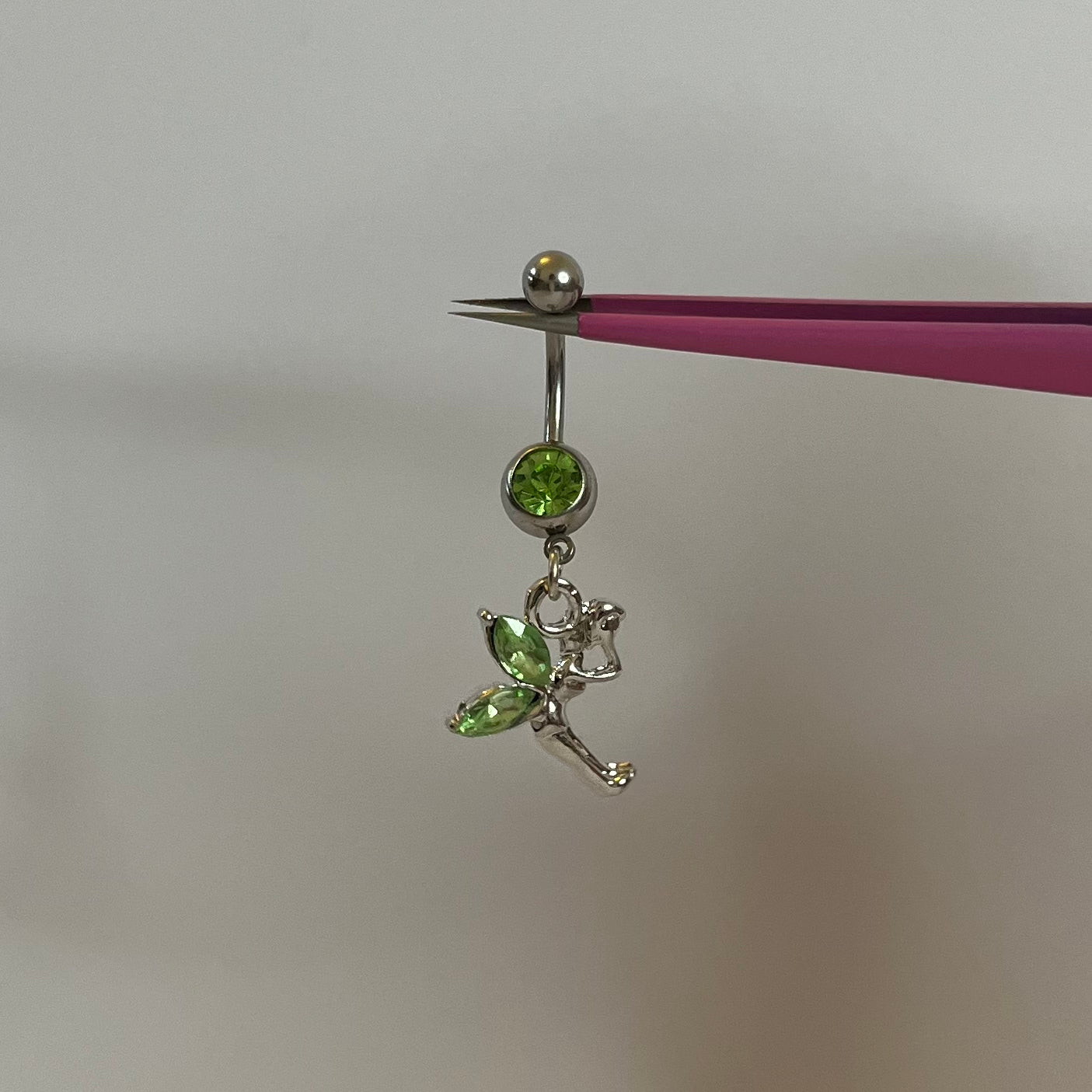 Green Fairy Belly Bar – ILLUSIVE JEWELS